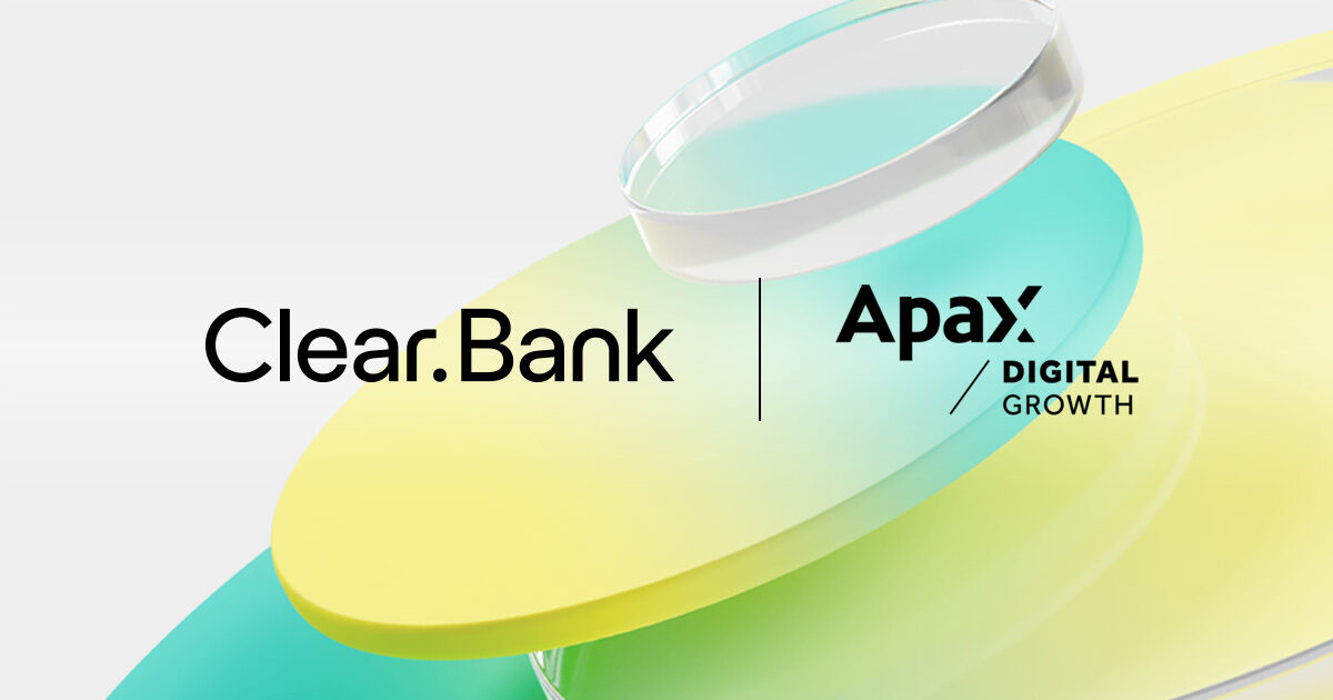 ClearBank | ClearBank raises £175 million led by Apax Digital to…
